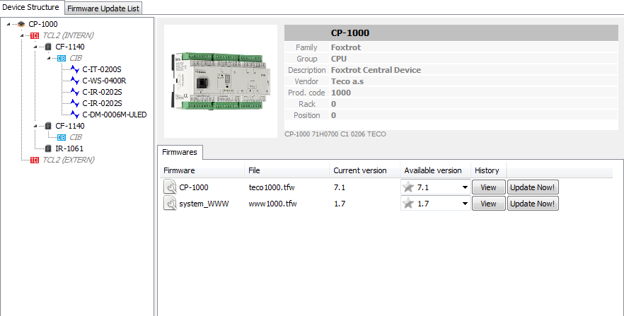 Firmware Updater - TECO - Automation